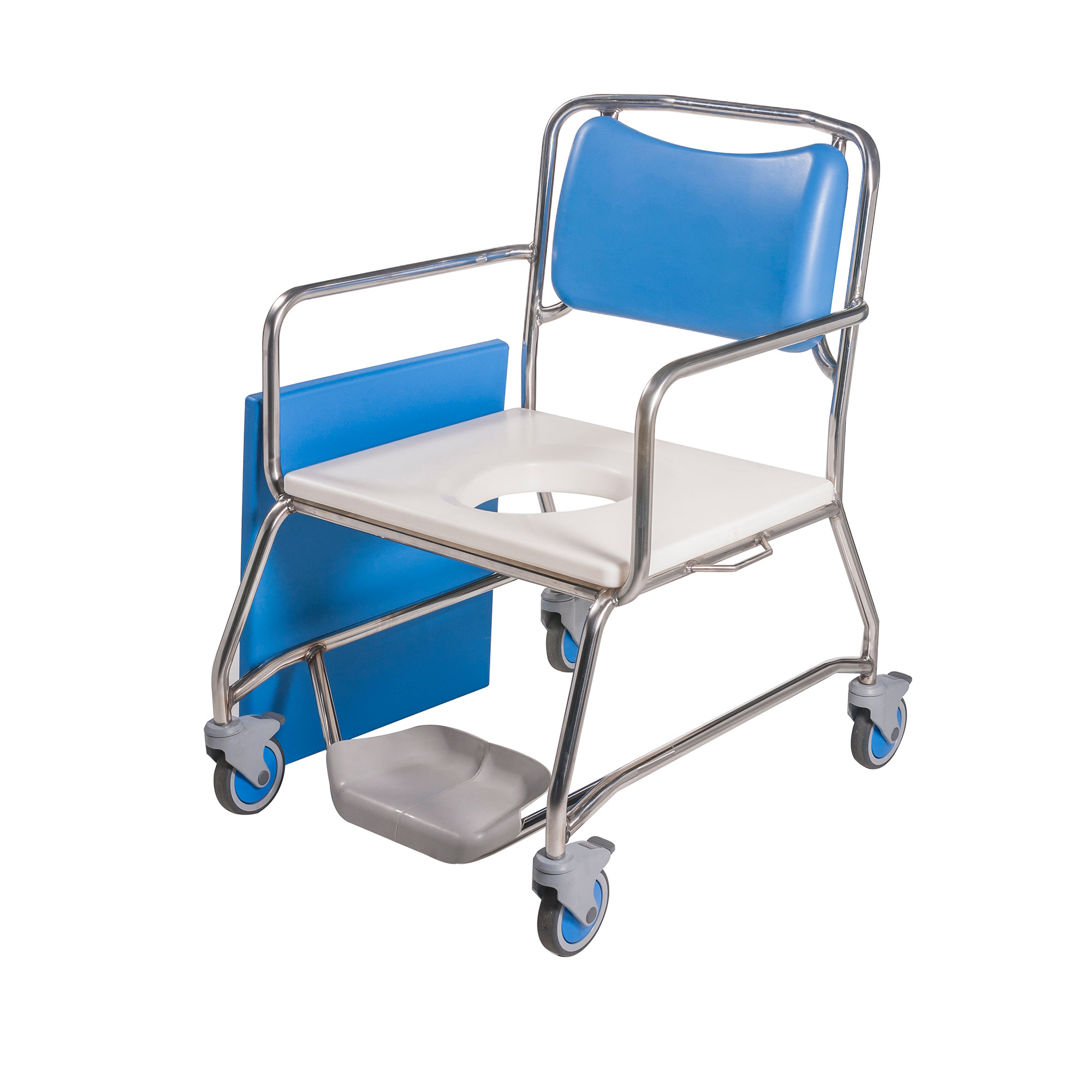 4750 SS Stainless Steel Extra Heavy Duty Romachair With Fixed Arms
